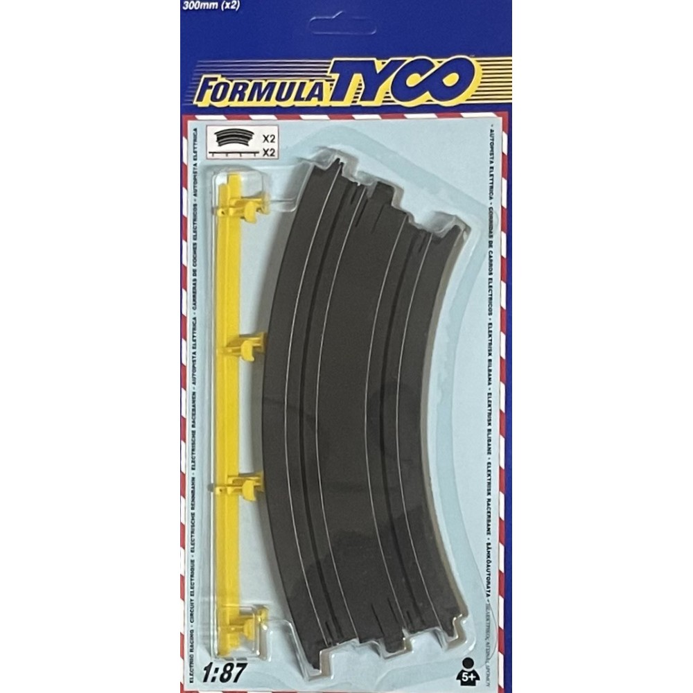 FORMULA TYCO, CURVA RADIO DE 30 CM, 1/87 (2 UNID)